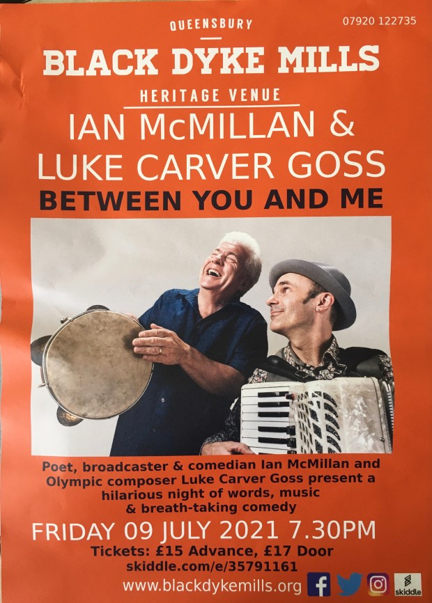 Ian McMillan & Luke Carver Goss – Calder Valley Poetry